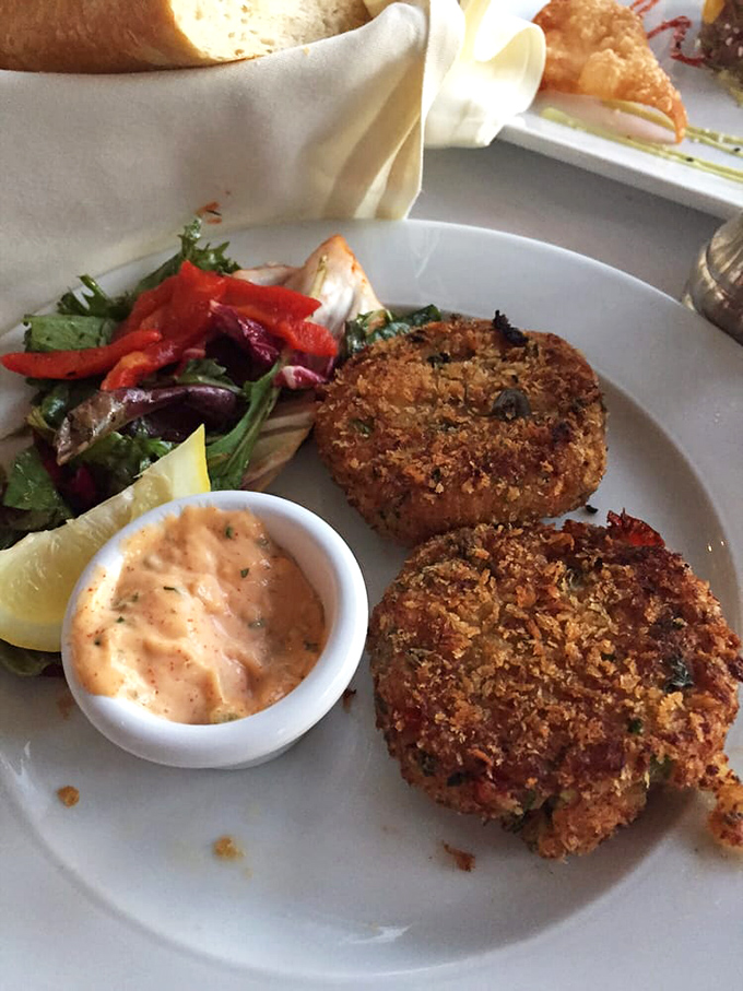 Crab cakes that are actually crab&mdash;revolutionary concept!&mdash;with just enough binding to keep the sweet meat together until fork meets mouth.