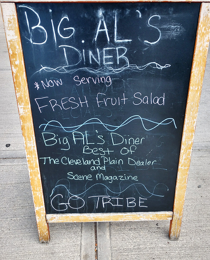 A chalkboard that doesn't need fancy promises&mdash;just the truth about being recognized by local publications who know their stuff.