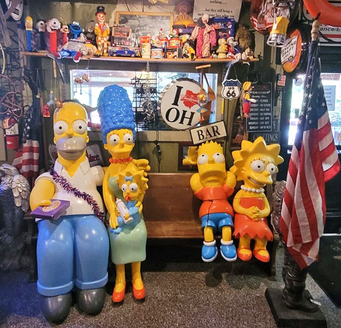 The Simpsons family has apparently found their favorite Ohio dining spot too. Even cartoon characters can't resist that walleye.