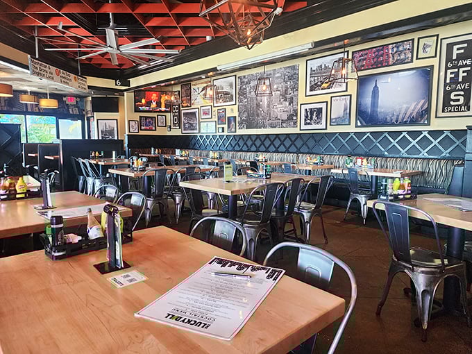 The walls tell stories of New York while the tables serve Florida &ndash; a visual love letter to the Big Apple that makes snowbirds feel at home.