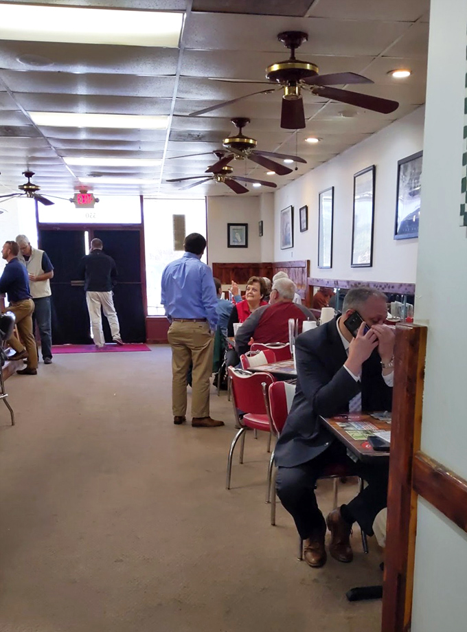 Where business suits and work boots find common ground over plates of comfort food. Democracy in its purest, most delicious form.