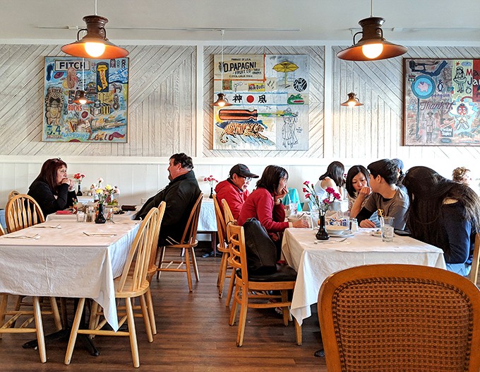 Where strangers become friends over steaming bowls of chowder. The shared experience of discovering something wonderful.