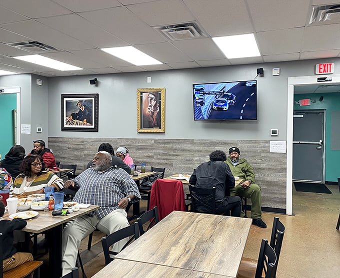 A dining room filled with regulars who know the secret&mdash;Tuesday isn't just a day of the week, it's fried chicken day at Mississippi Belle.