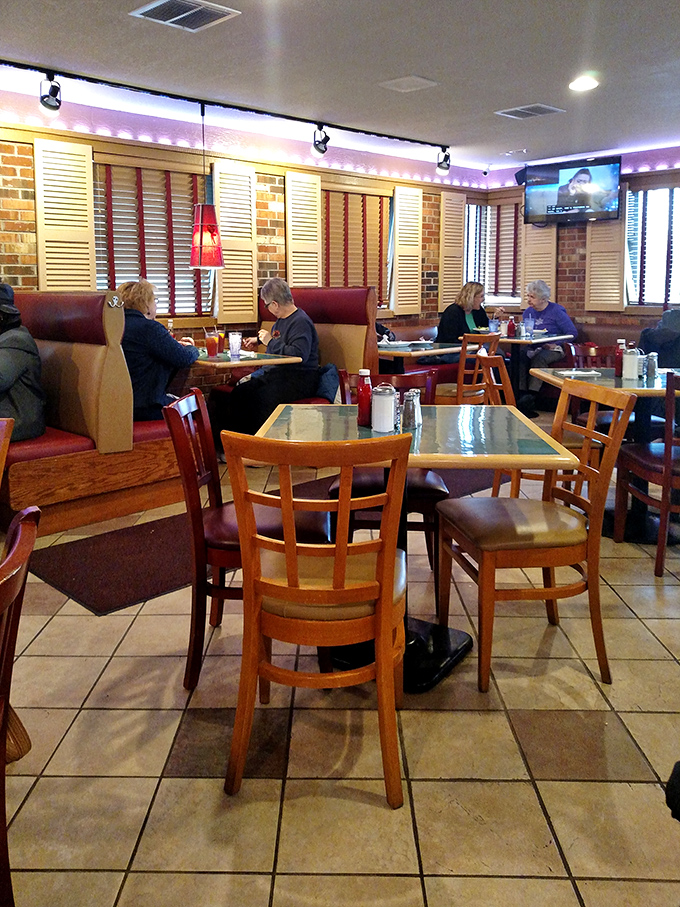 Where locals gather to solve the world's problems over coffee refills, proving that the best therapy sometimes comes with breakfast.