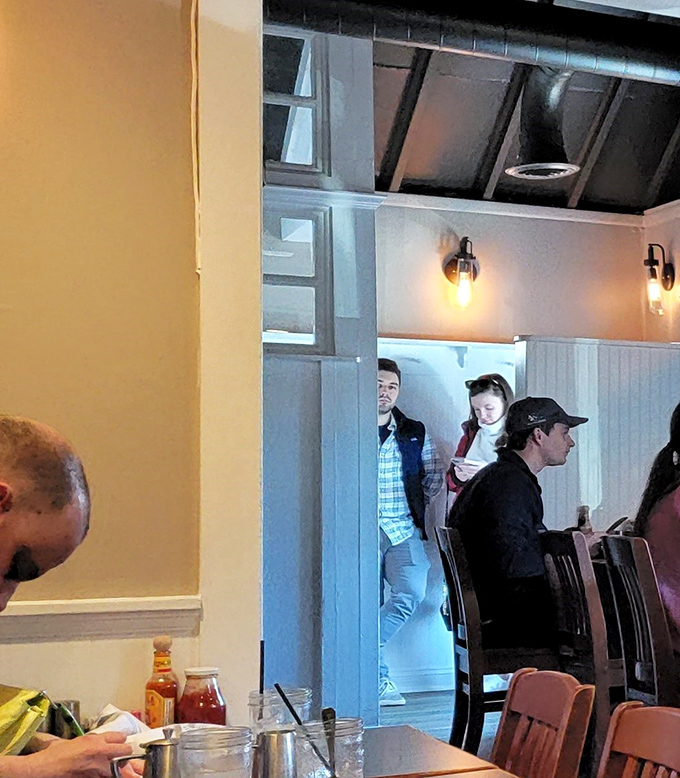 Staff in motion, orchestrating breakfast ballet while you sit back and enjoy the show.