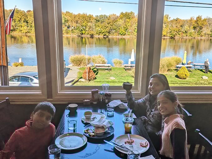 Riverside dining that reminds you why location matters. That view of the Delaware River pairs perfectly with anything on the menu.