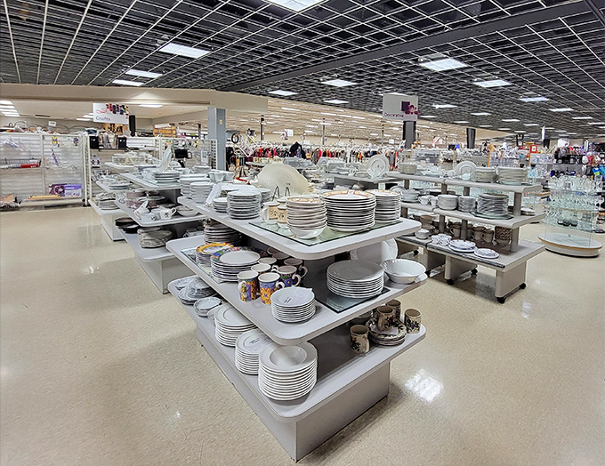 White plates stacked like porcelain towers&mdash;each one ready to present your famous lasagna as if it were made by a Michelin-starred chef.