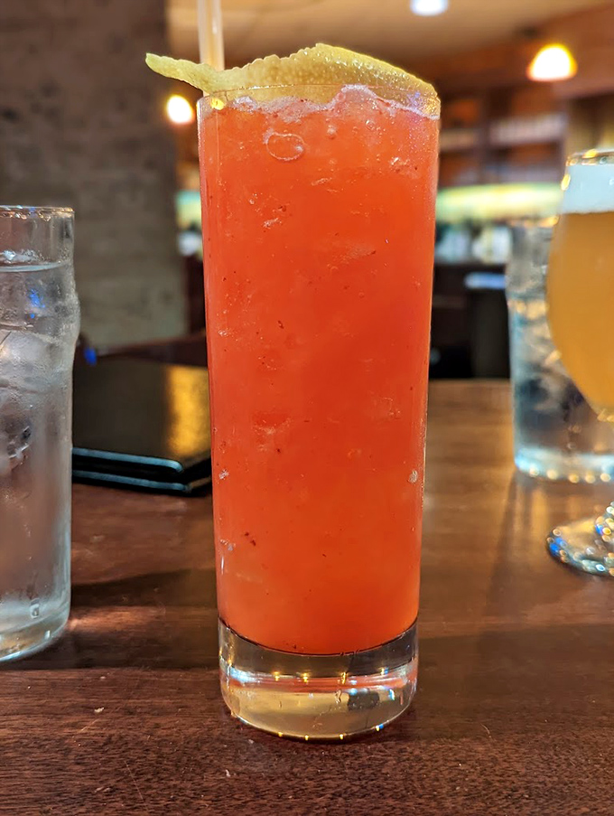 This vibrant cocktail isn't just a drink, it's a sunset in a glass that pairs perfectly with your "treat yourself" philosophy.