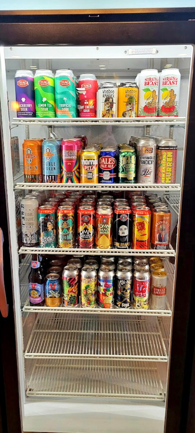 A craft beer selection that rivals big city establishments while maintaining small town charm perfectly.