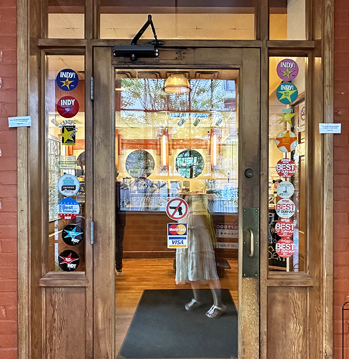 Award stickers adorning the entrance tell you what locals already know—you've just stumbled upon a treasure trove of deliciousness.