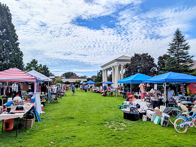 Madison's festivals transform historic grounds into bustling marketplaces where treasures wait under every tent and behind every table.