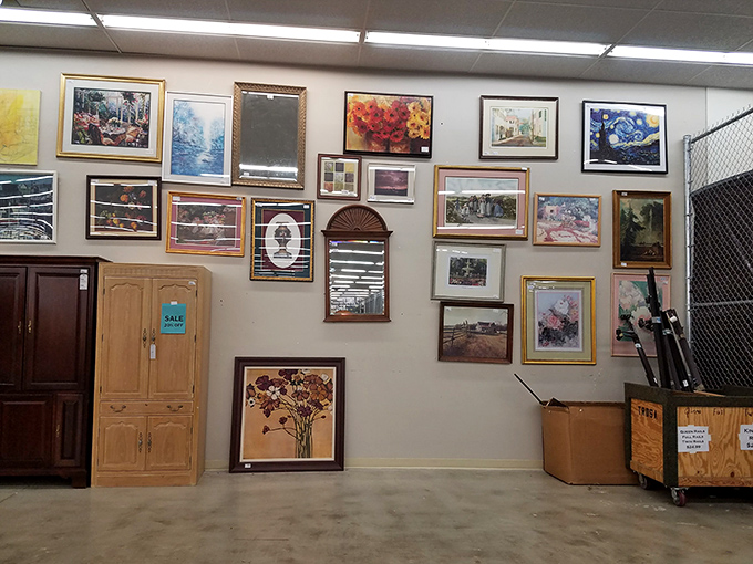 A gallery wall that puts most museums to shame &ndash; from landscapes to still lifes, your next conversation starter hangs here.