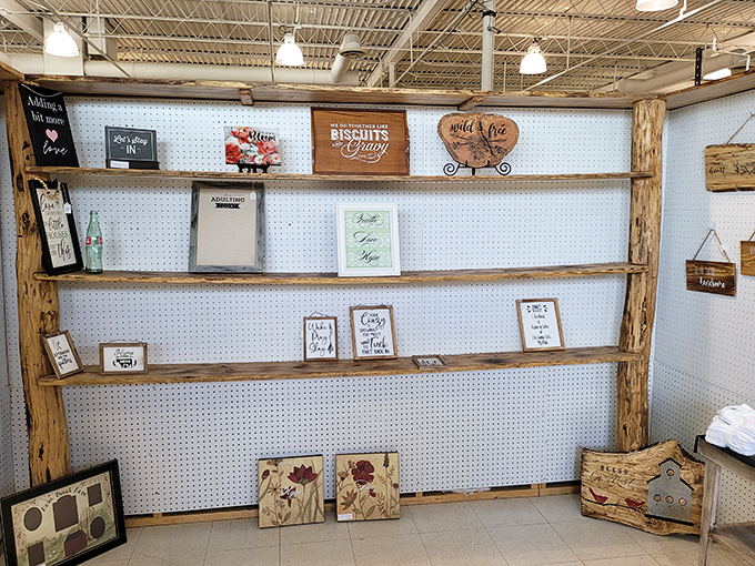 Farmhouse chic meets coffee shop wisdom in these mass-produced sentiments that somehow still manage to feel personal when hung in your kitchen.