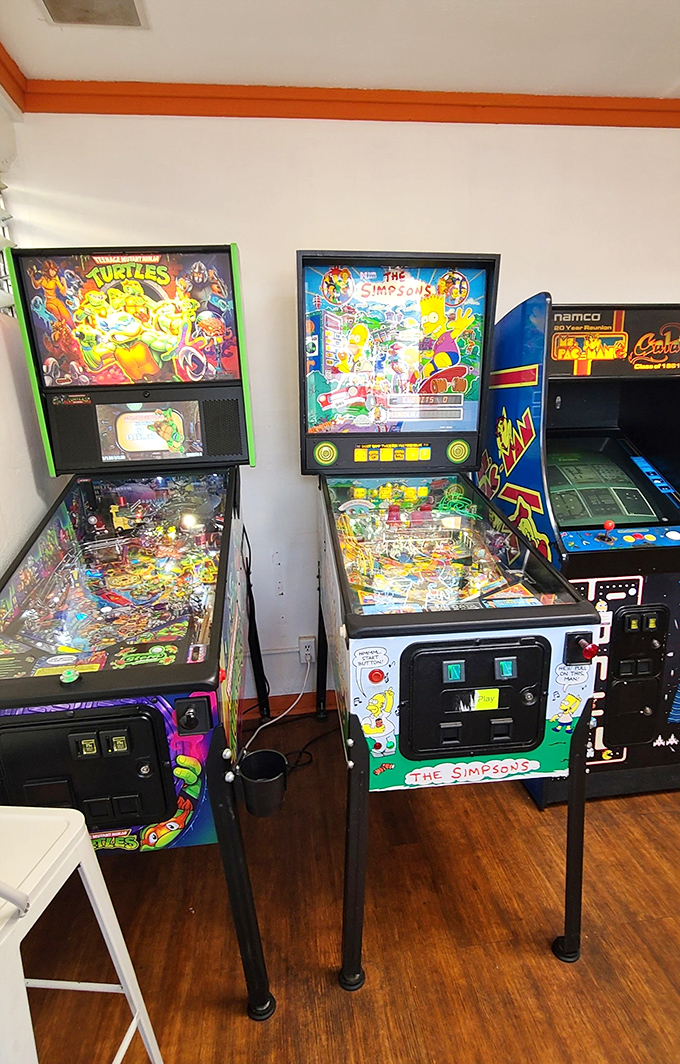 Classic arcade games while waiting for your burger? This place understands that nostalgia tastes almost as good as their food.