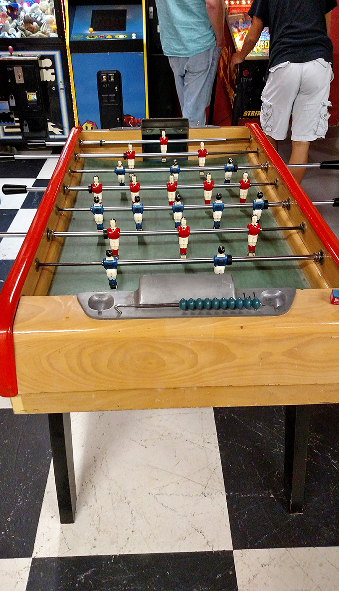Even the foosball table has a vintage charm&mdash;a reminder that good food tastes even better when followed by friendly competition.
