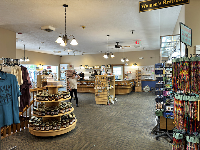 Step into the gift shop, where local treasures and homemade preserves let you take a taste of Olde Dutch hospitality home.