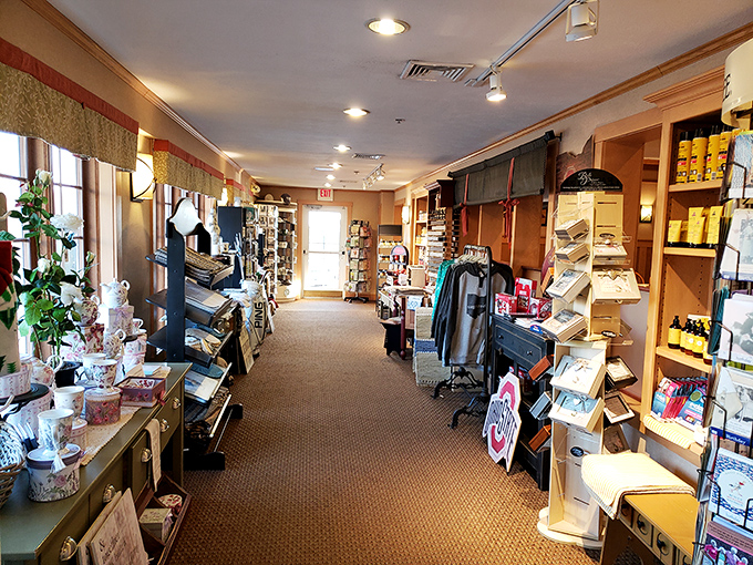 The gift shop offers take-home memories for when your stomach finally waves the white flag but your heart isn't ready to leave.