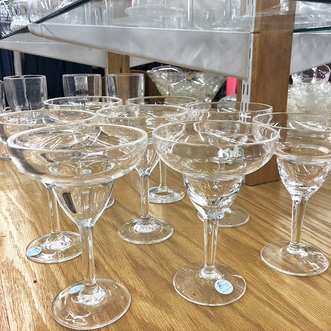 Crystal clear bargains that would make your grandmother proud. These martini glasses are ready for your next cocktail hour&mdash;just add friends and olives.
