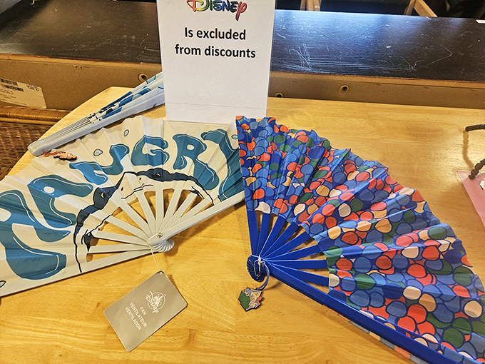 Even Disney collectibles find their way here! These decorative fans offer a touch of theme park magic without the theme park pricing.