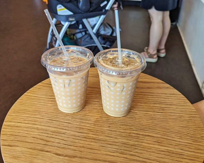 These iced oat lattes aren't just refreshment&mdash;they're liquid motivation in star-patterned cups that make Monday feel like Friday.