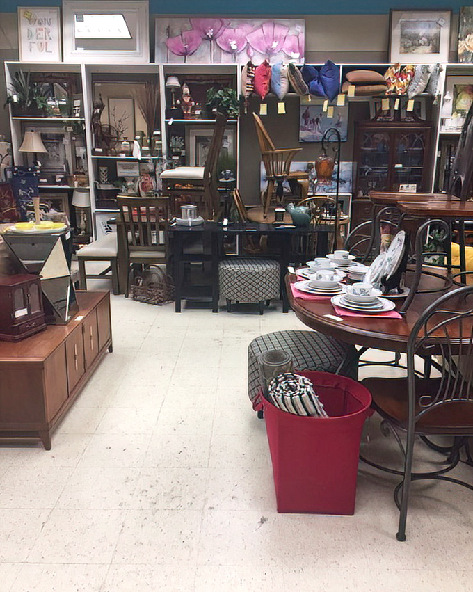 Treasure hunt central. Every aisle offers the possibility of finding that perfect something you never knew you needed until this very moment.