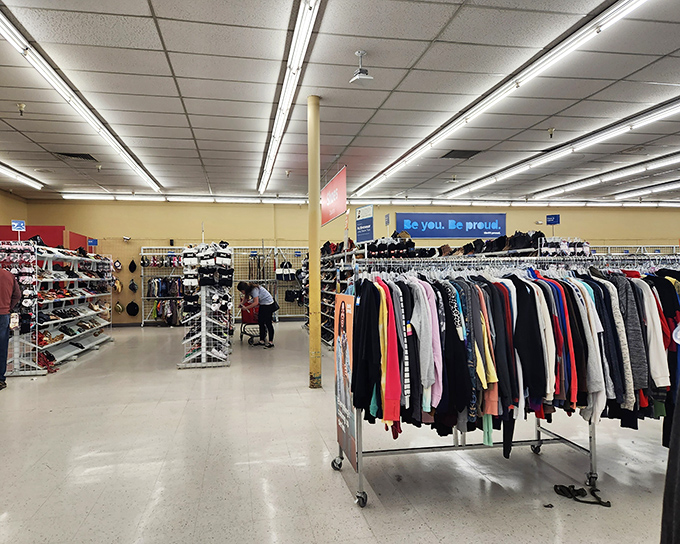 The thrifter's playground stretches before you like an affordable wonderland. "Be you. Be proud" indeed &ndash; especially of those bargain-hunting skills.