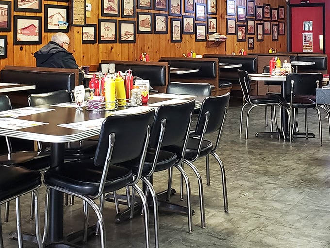 Decades of local memories line these walls. Each framed piece tells a story—together they create the biography of a community.