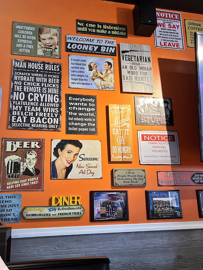 Wall decorations that prove humor and breakfast go together like bacon and everything.