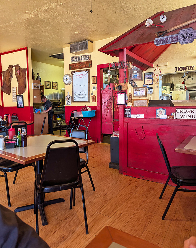 Another angle reveals more Western treasures &ndash; this place is like a museum where you can eat.