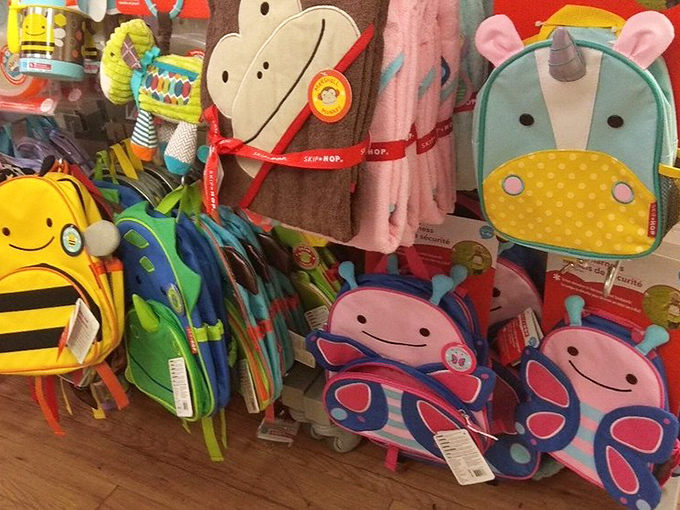 Backpacks with personality for the smallest shoppers. These animal-faced companions make carrying lunch and homework almost bearable for kids.