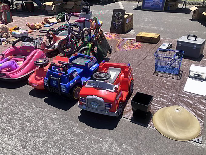 Childhood dreams parked in miniature. These pint-sized vehicles promise backyard adventures and driveway grand prix for a new generation of speed demons.