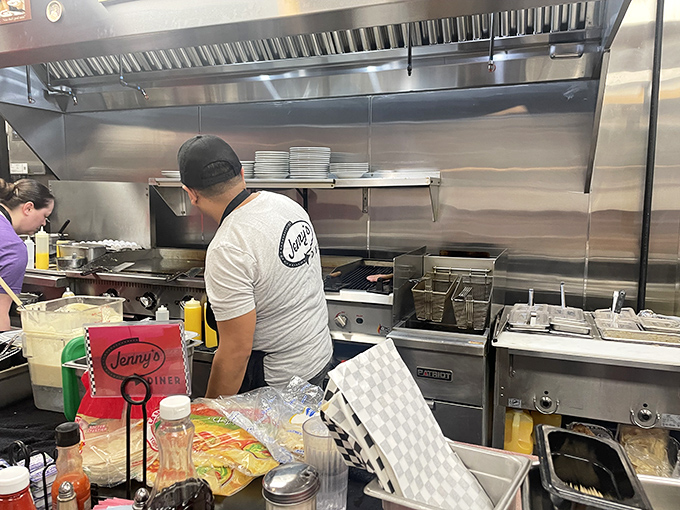 Behind the scenes, the kitchen crew orchestrates breakfast magic with the precision of NASA engineers and twice the flavor payload.