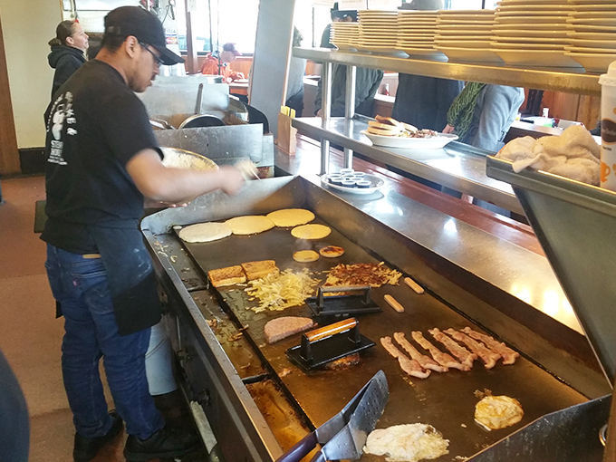 The griddle ballet&mdash;where short-order cooks perform the choreography of breakfast with the precision of dancers and the timing of comedians.