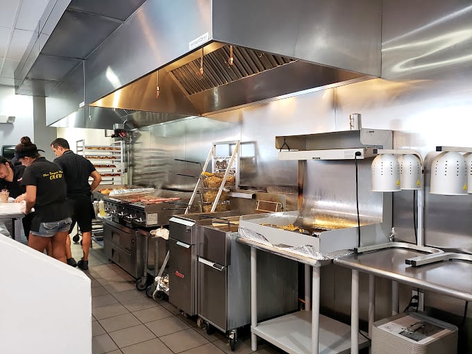 Where the magic happens&mdash;this spotless kitchen reveals the serious hardware behind those seemingly simple but perfect burgers.