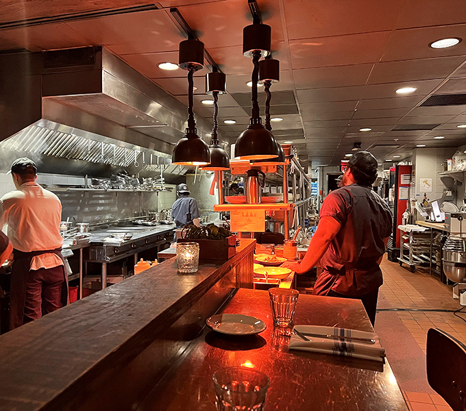 The kitchen at Sotto operates with the precision of a symphony and the heart of a family dinner. This is where magic happens, one plate at a time.