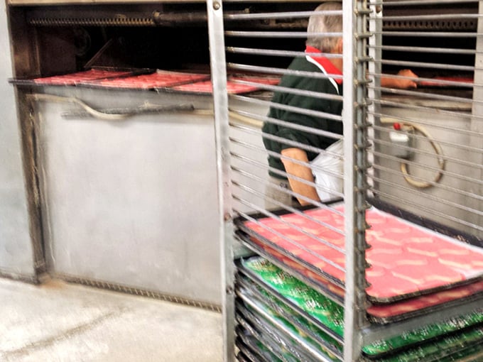 Behind the scenes where the magic happens. Like Willy Wonka's factory, but with more flour and fewer Oompa Loompas.