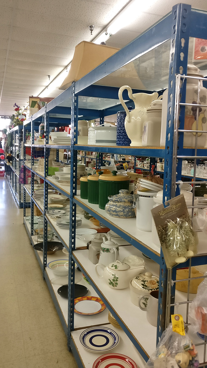 Kitchenware heaven where vintage Pyrex mingles with modern gadgets in beautiful, budget-friendly harmony.