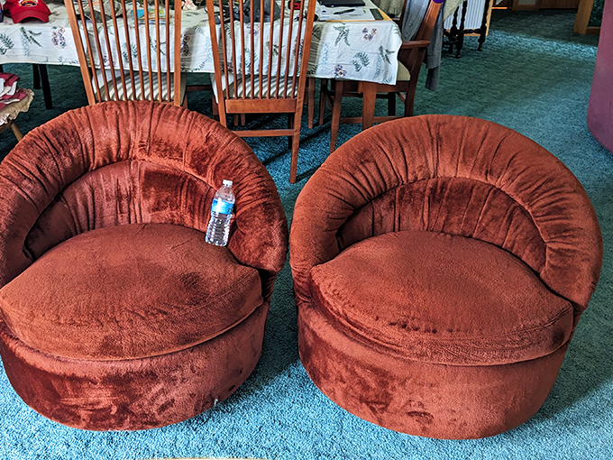 These velvet conversation pods aren't just chairs&mdash;they're time machines to an era when conversation pits were the height of sophistication.