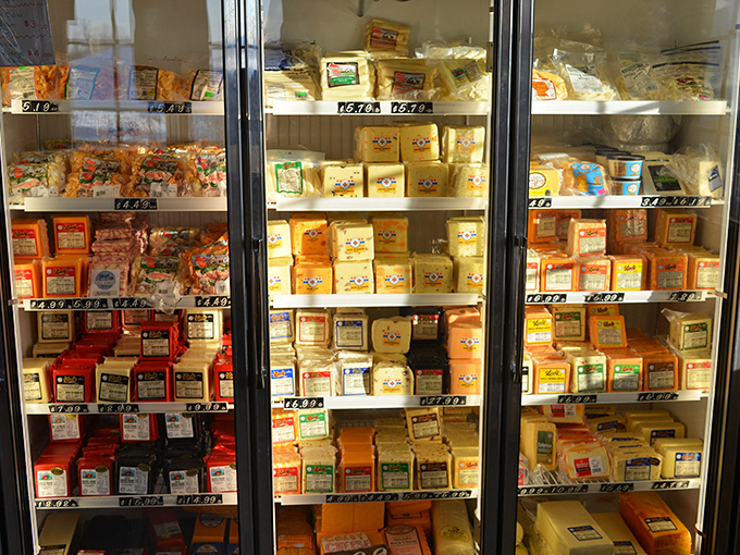 The cheese refrigerator &ndash; Wisconsin's version of Fort Knox. More varieties than there are Packers fans on game day.