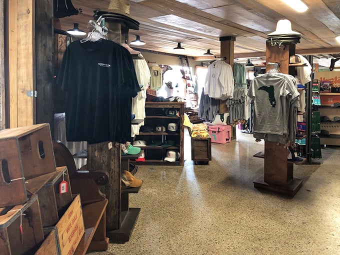 A merchandise section that lets you take home the Florida Cracker lifestyle, even if you can't take home the cinnamon rolls.