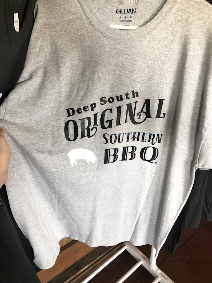 Wear your barbecue allegiance proudly &ndash; this shirt is both a fashion statement and a warning to other restaurants not to waste your time.