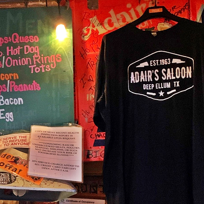 Wearing your burger loyalty on your sleeve&mdash;Adair's merch lets you take a piece of Deep Ellum's unpretentious charm home after the last bite.