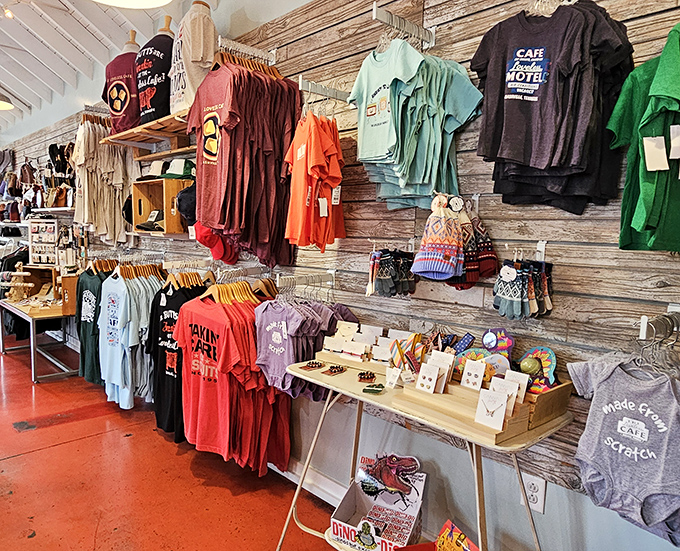 The gift shop ensures you can take home everything except the recipes. They've got to keep some secrets!