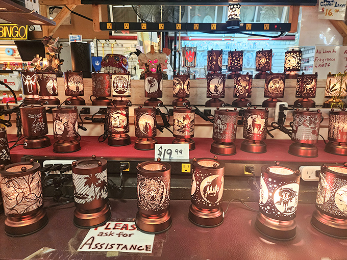 Illuminated artistry that transforms any room. These metal lamps cast shadows that dance like they're auditioning for a fairy tale.