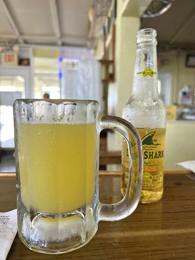 Mimosas and beer proving that the best pairings happen when casual meets quality in perfect harmony.