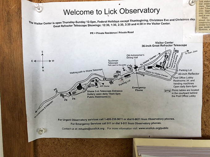 You are here&mdash;somewhere between Earth and infinity. This hand-drawn map guides visitors through a campus where cosmic discoveries are everyday occurrences.