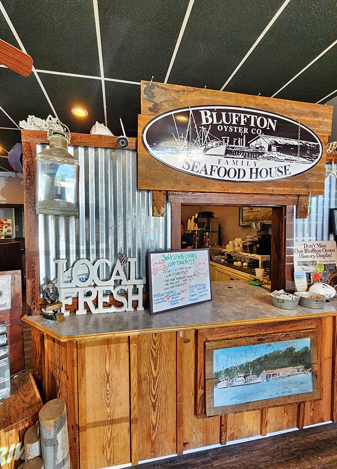 The ordering counter where dreams become dinner plans and indecision is met with patient Southern understanding.