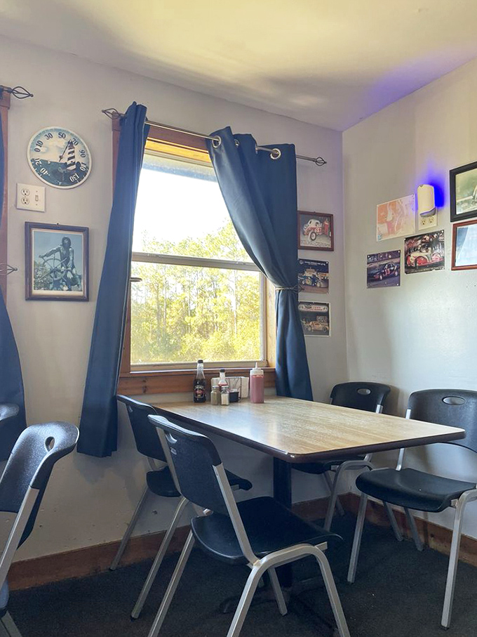 A window seat at Essex offers views of pine trees and promises of seafood treasures&mdash;Florida's version of oceanfront dining without the ocean.