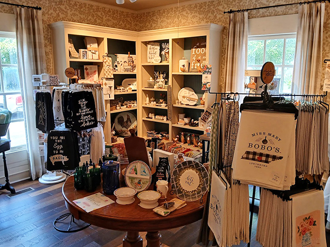 The gift shop &ndash; because the only thing better than eating at Miss Mary Bobo's is taking a piece of it home with you.
