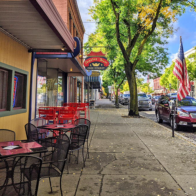 Wellsboro's charming Main Street looks like a movie set, but it's genuinely authentic &ndash; the perfect stroll after indulging in the diner's famous pies.